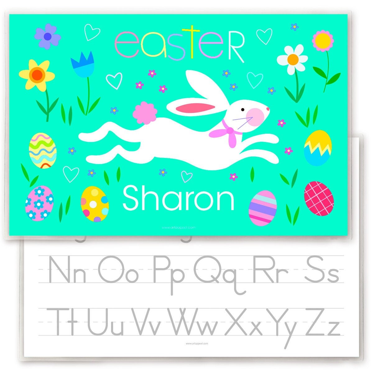 Easter Bunny Personalized Placemat for Kids, Easter Gift for Kids, 18 X ...