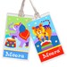 Kids Personalized Big Top Name Tag Set Kid's Circus Name - Etsy
