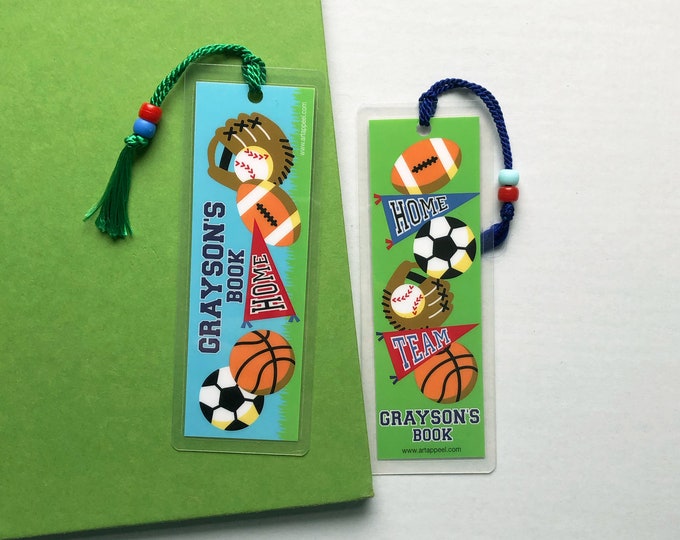 Sports Bookmarks Basketball, Baseball, Football, Soccer, Volleyball ...