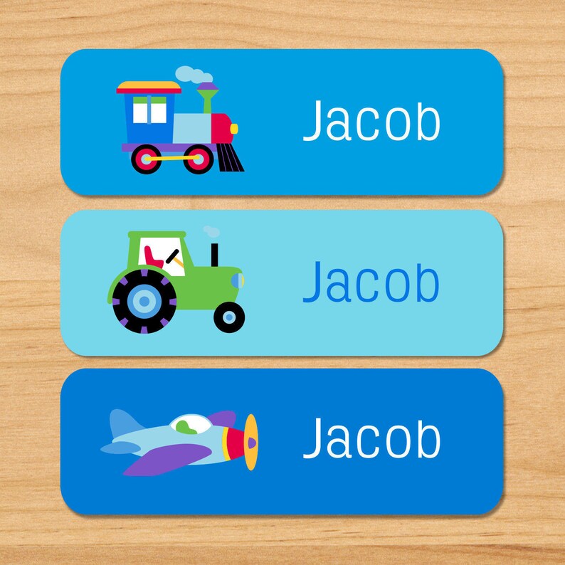 Kids Waterproof Labels Personalized Custom Stickers | Etsy