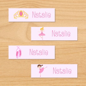 Waterproof Name Label, Ballet Label, Kids Name Sticker, School Labels ...