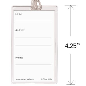 Girls Personalized Paisley Name Tag Set, Kid's Pink Name Tags, Flower ...