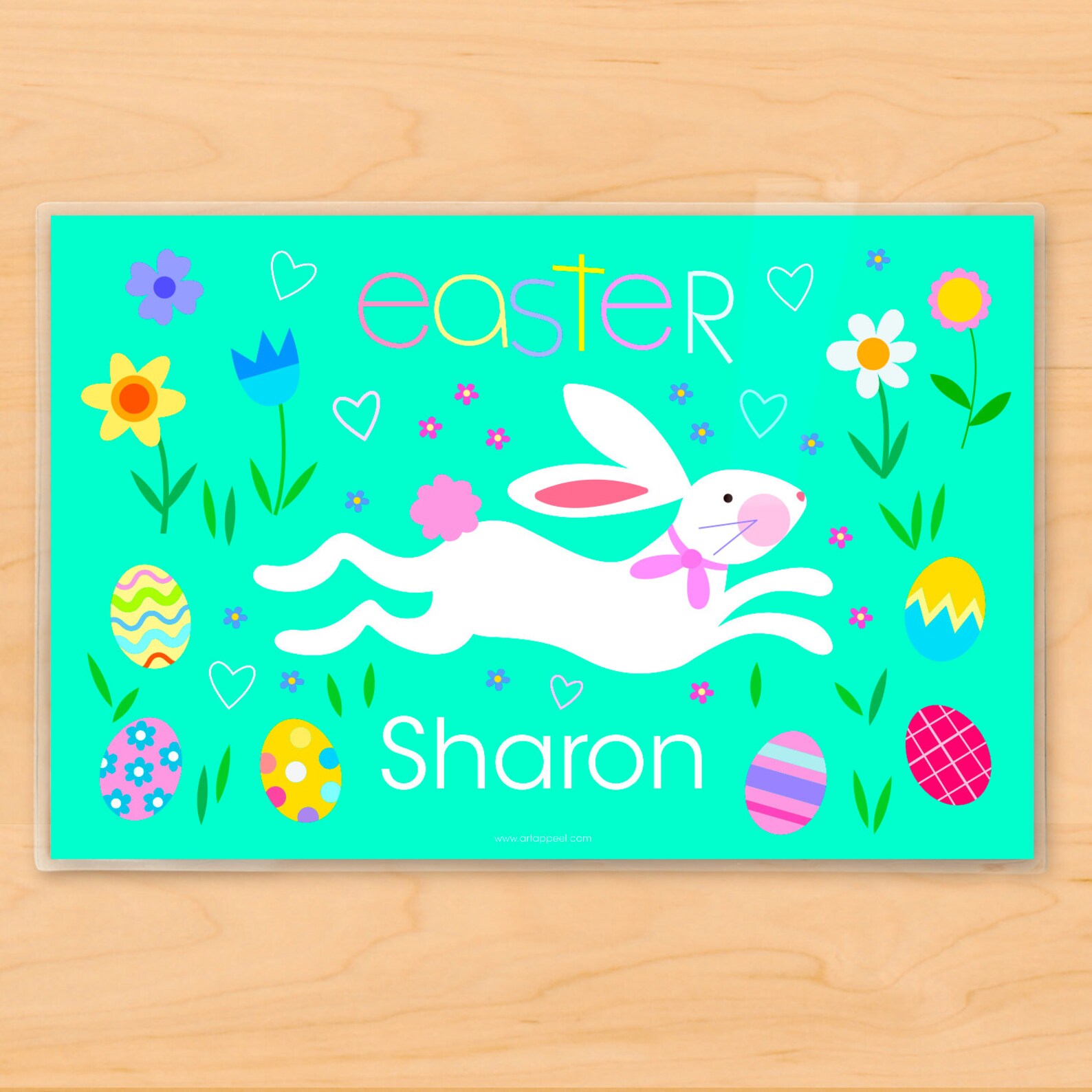 Easter Bunny Personalized Placemat for Kids 18 X 12 Laminated - Etsy