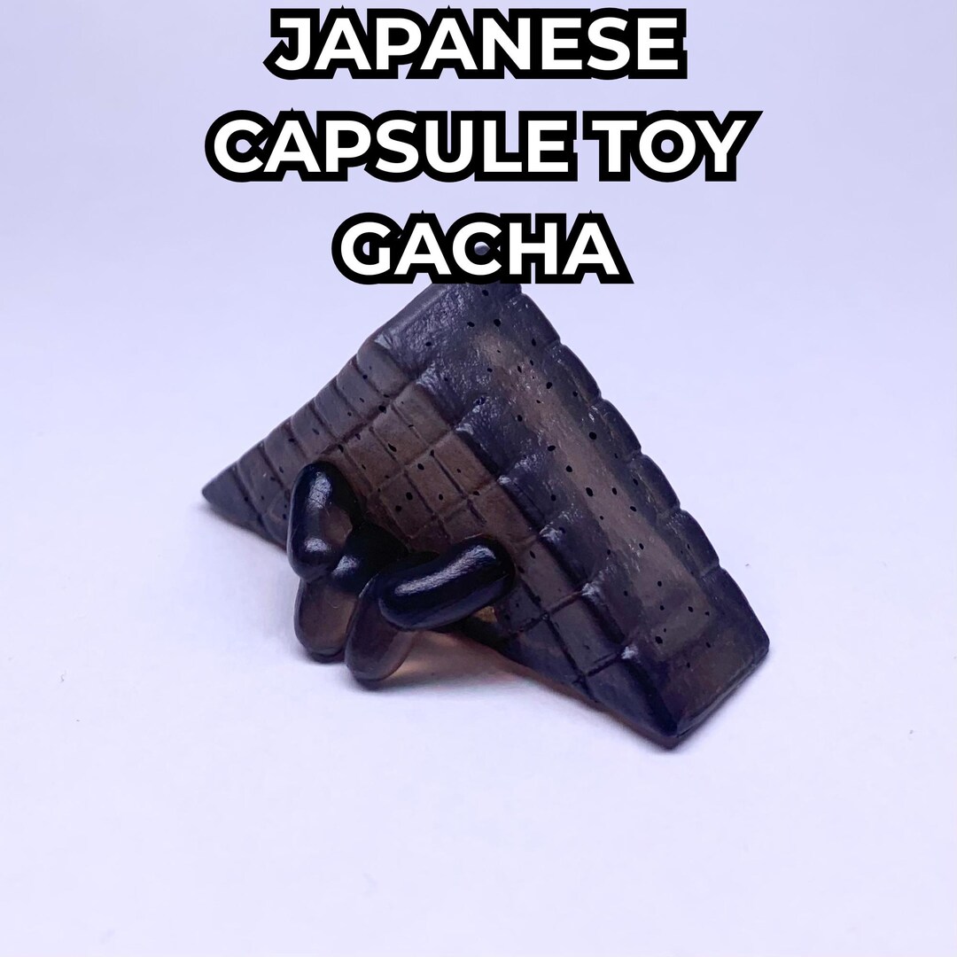 Japanese Capsule Toy Konjac Pyramid Figure – Funny Surreal Collectible ...