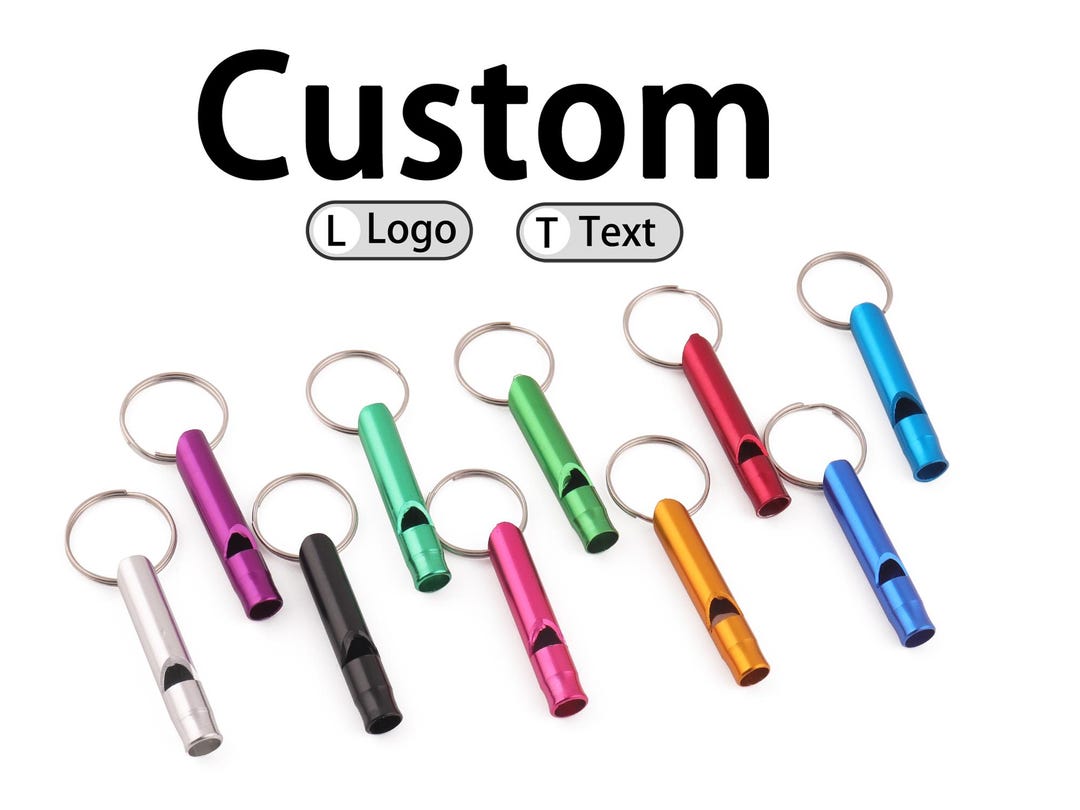 47*9mm Customization Whistle With Laser Engraved Personalized Font ...