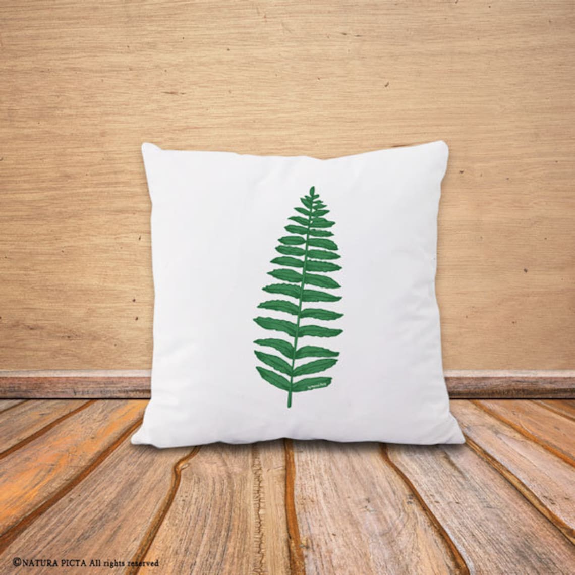 Fern leaf pillow cover fern throw pillow cover botanical | Etsy