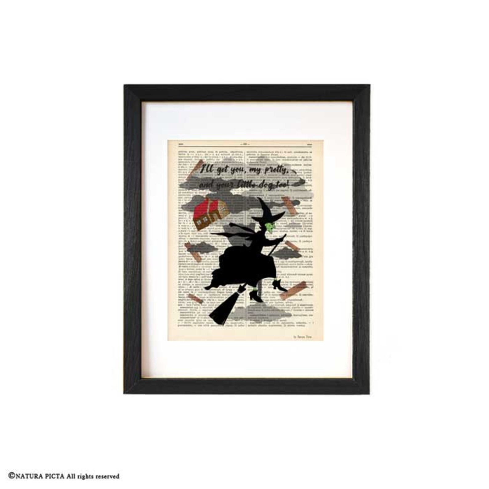 The Wicked Witch of the West Print Wizard of Oz Print the | Etsy