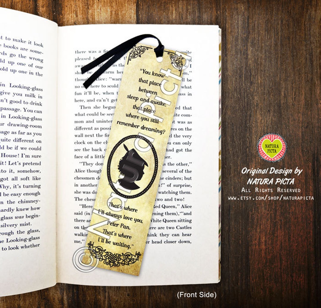 Peter Pan Bookmark-peter Pan Bookmark-time Between Sleep and - Etsy