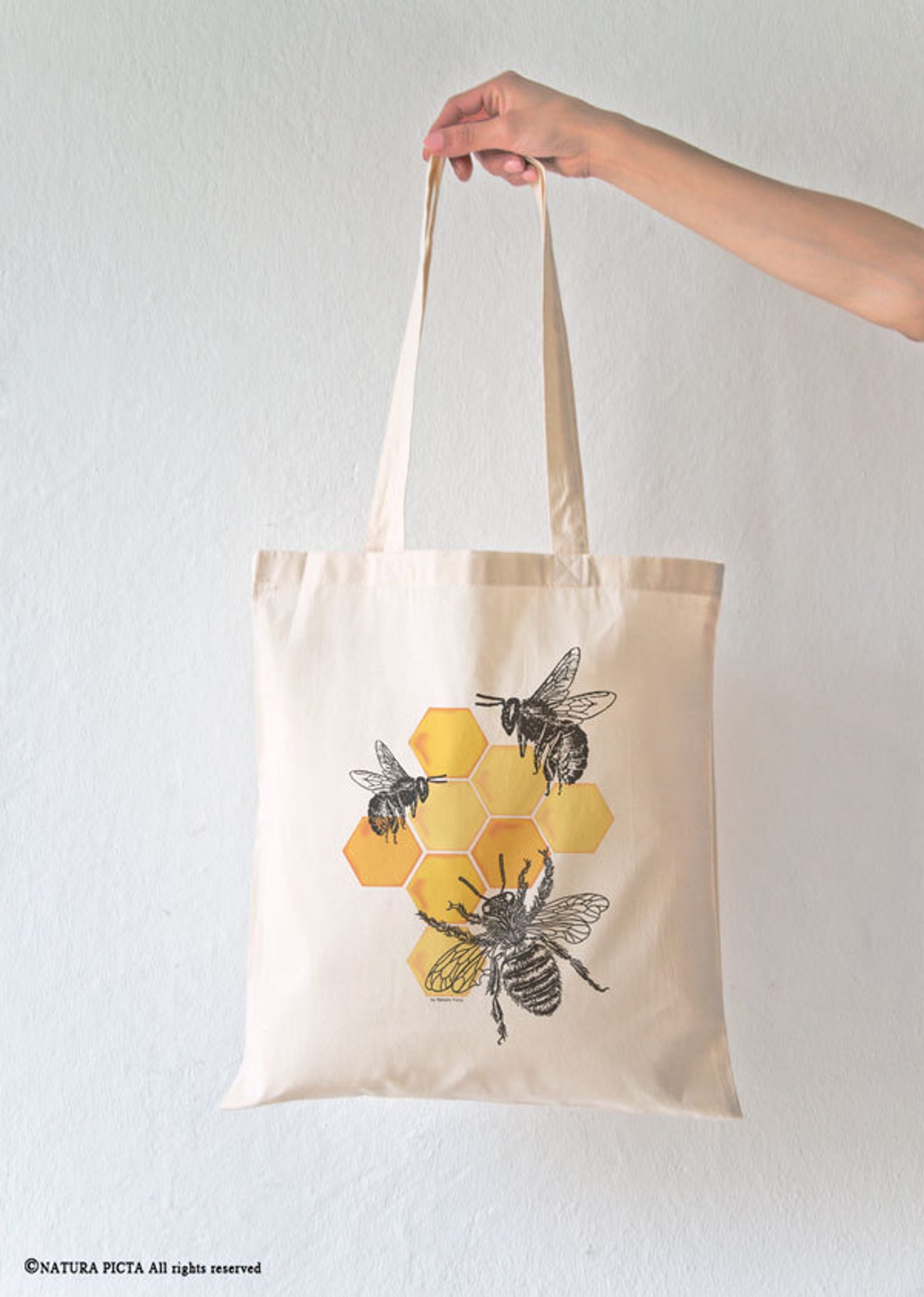 Bee Tote Bag Honey Bee Tote Bag Save the Bees Tote Insect | Etsy