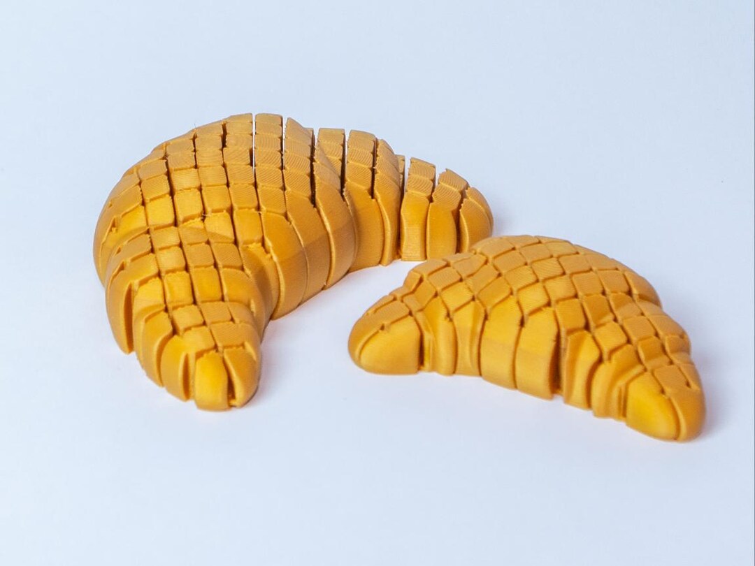 Floppy Croissant STL File | Articulated Flexi Croissant Toy | 3D Print ...