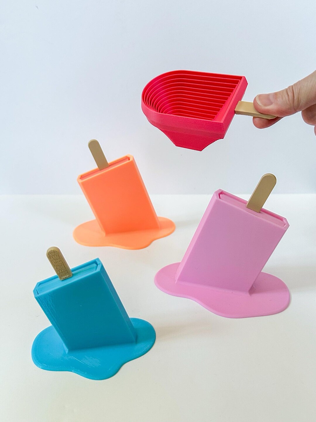 Popsicle Fidget Toy STL File With Stand | Sensory Pop Fidget ...
