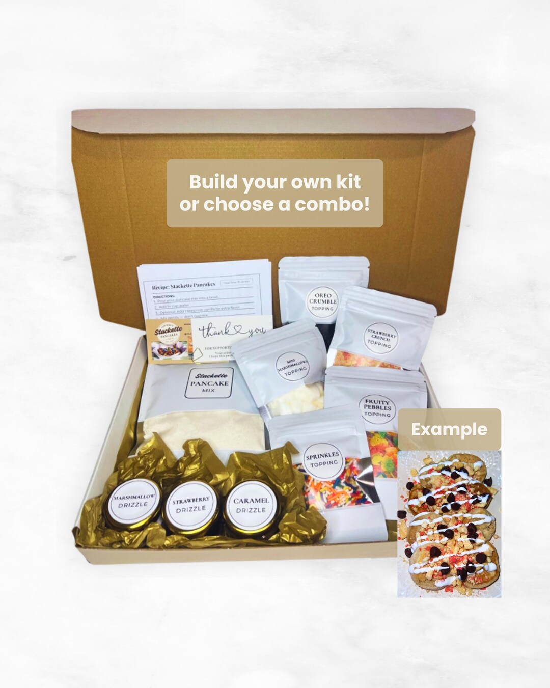 DIY Pancake Dessert Kit | LARGE BOX Build Your Own, Gifting ...