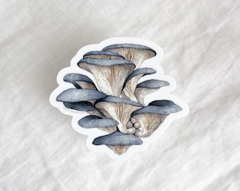 Blue Oyster Mushrooms Mini Print 5x5 - Etsy