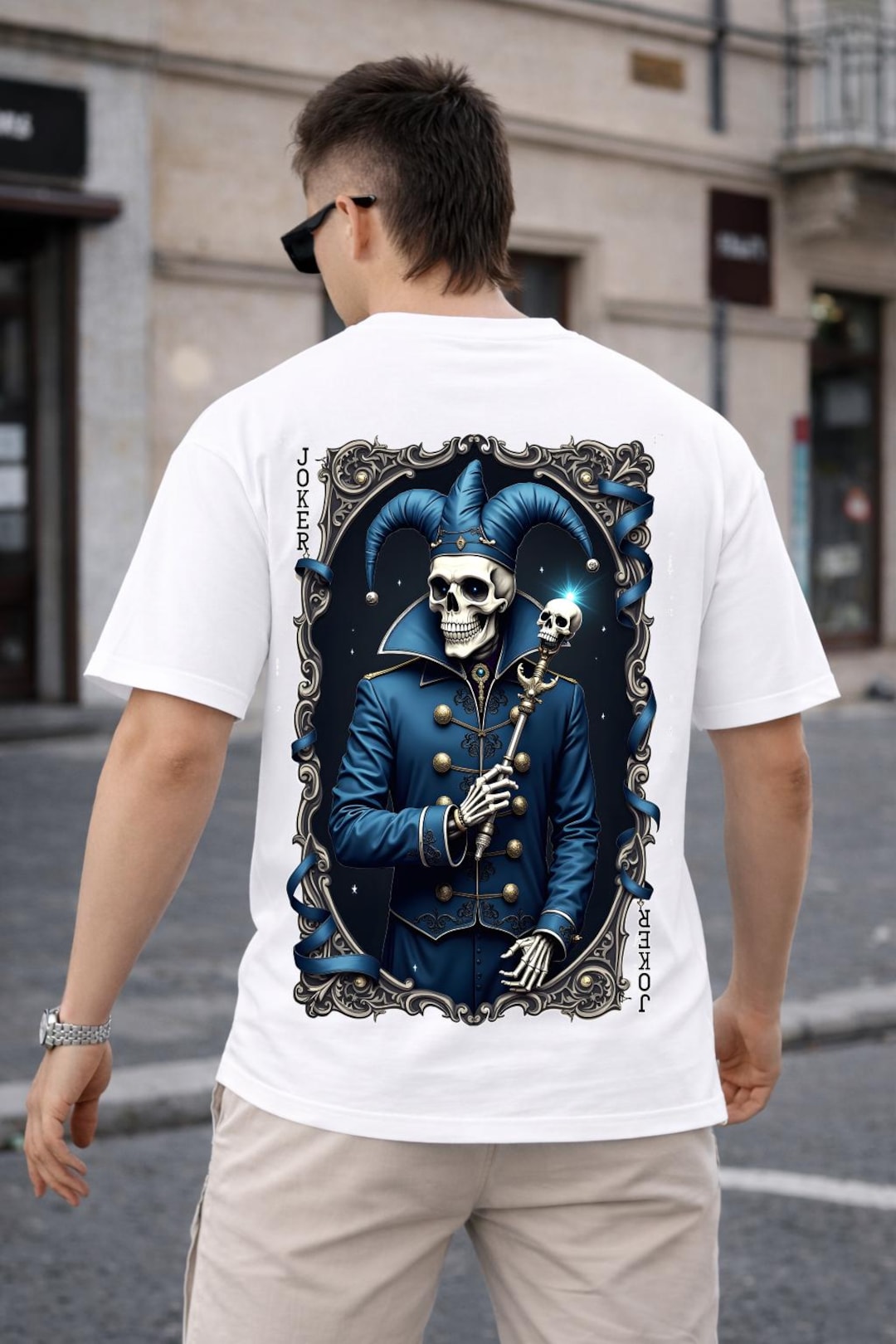 Gothic Skeleton Joker PNG, Dark Academia Skeleton Jester Sublimation ...