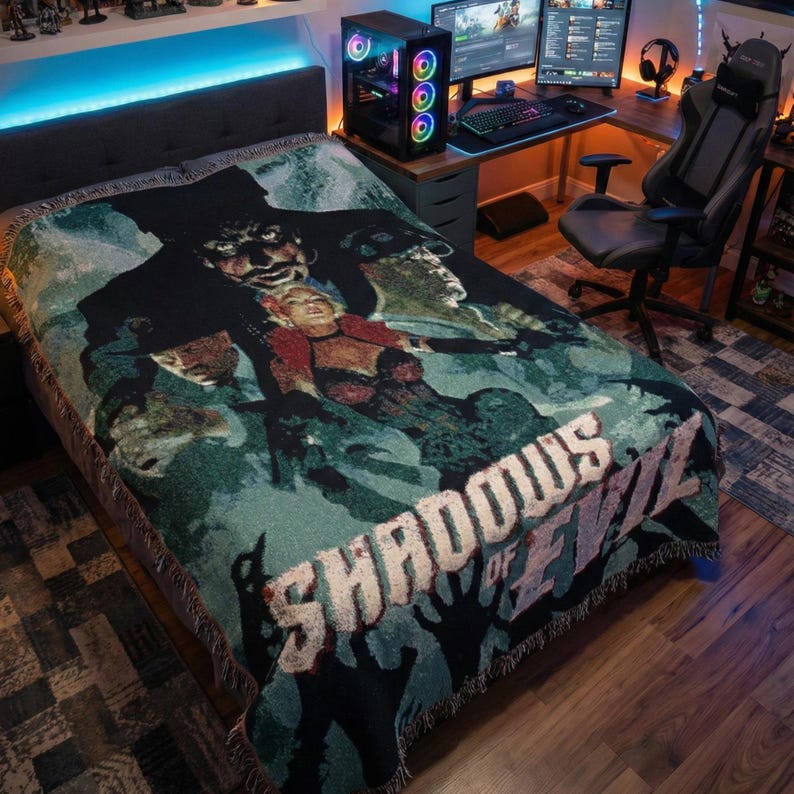 Shadows of Evil Zombies Woven Tapestry Blanket, Call of Duty Zombies ...