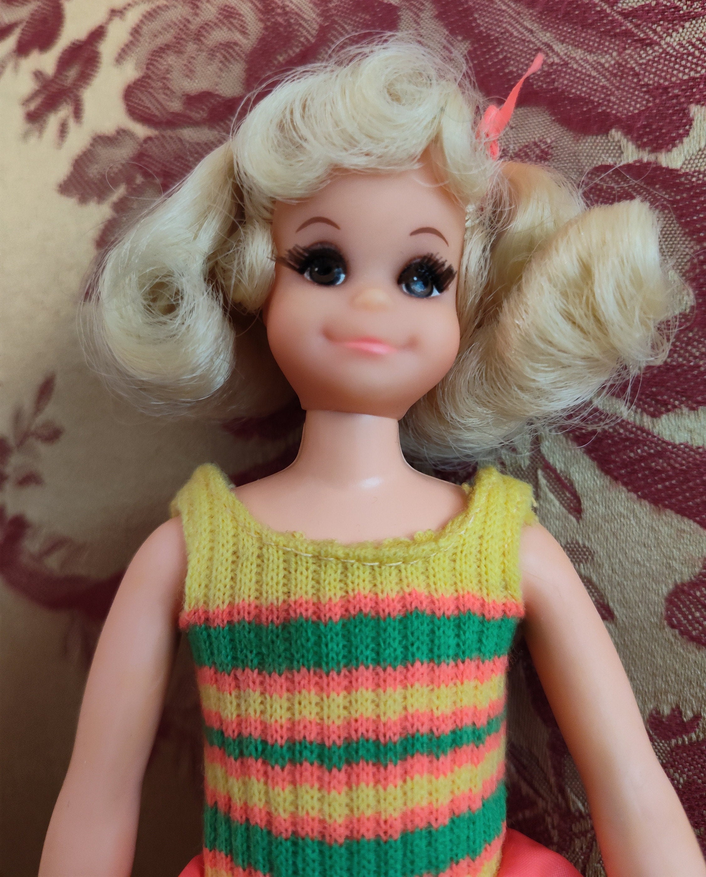 The Living Fluff Doll 1143 Skipper's Friend From Barbie Mattel 1969 - Etsy