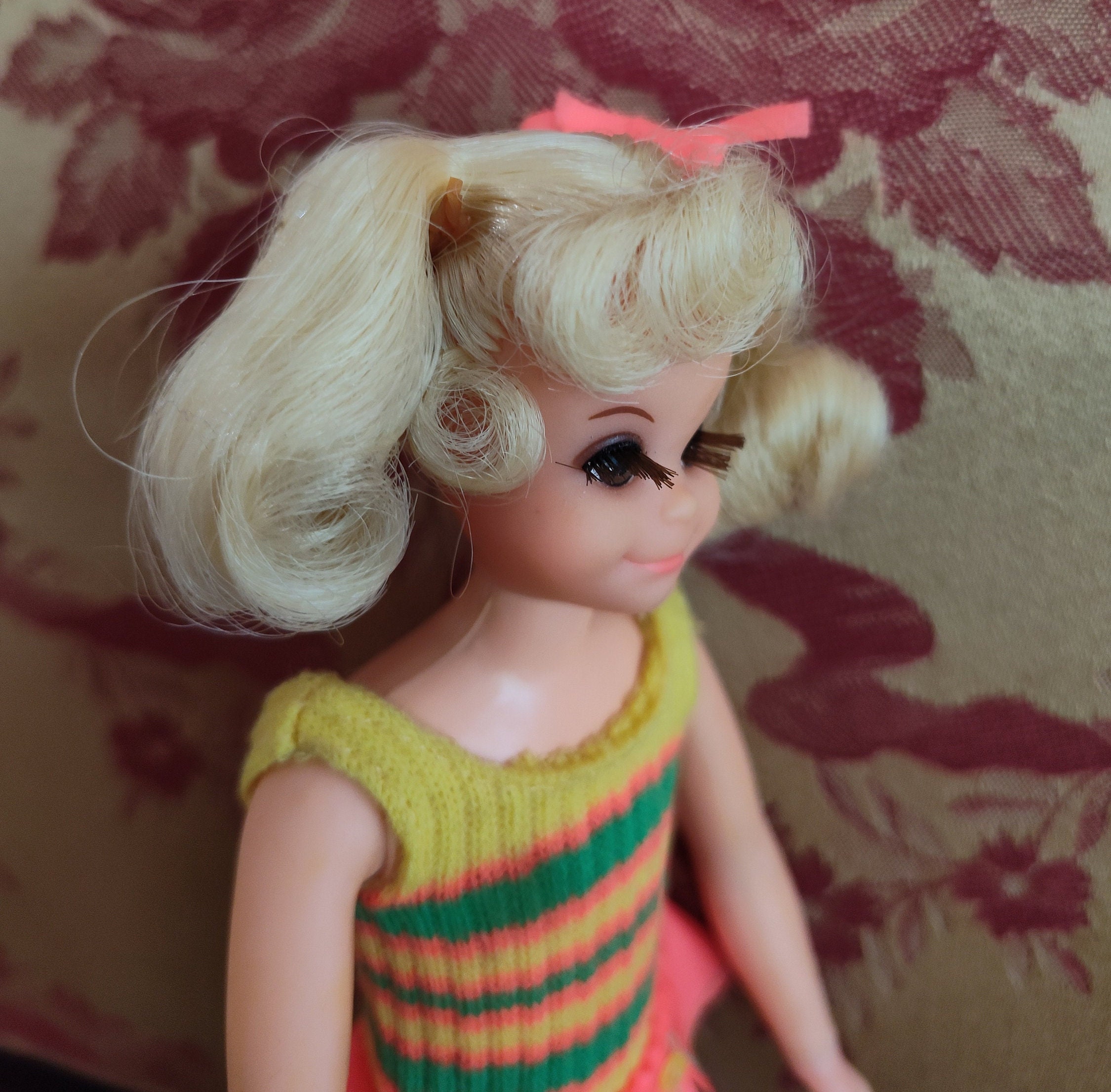 The Living Fluff Doll 1143 Skipper's Friend From Barbie Mattel 1969 - Etsy