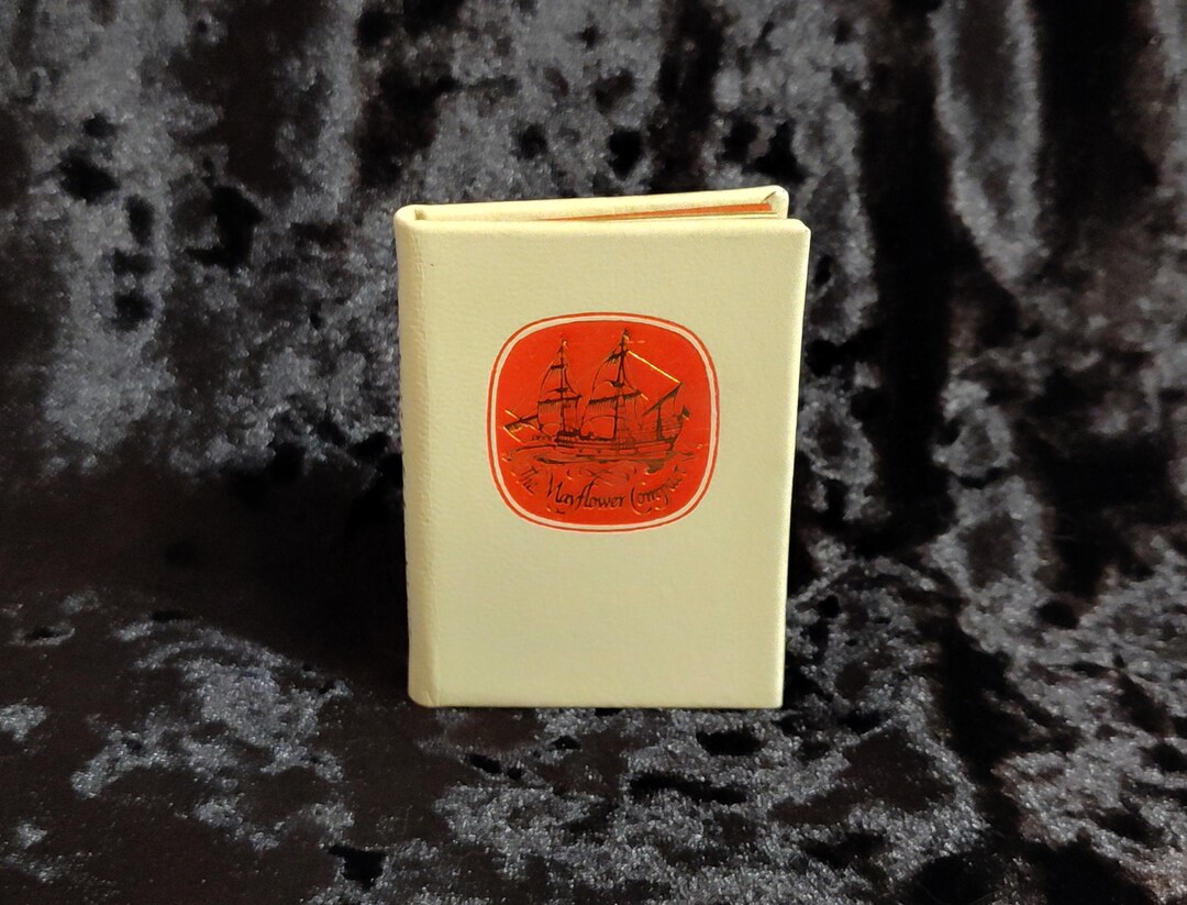 Rare the Mayflower Compact Miniature Book | Achille J. St. Onge | 1970 ...