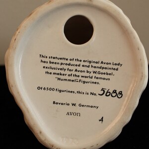Mrs. Albee, the First Avon Lady Award Made by Goebel | 1973 - Etsy