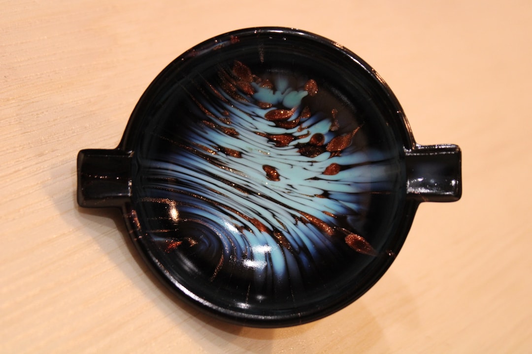 Venetian Weil Murano Art Glass Ashtray | Midcentury Modern - Etsy