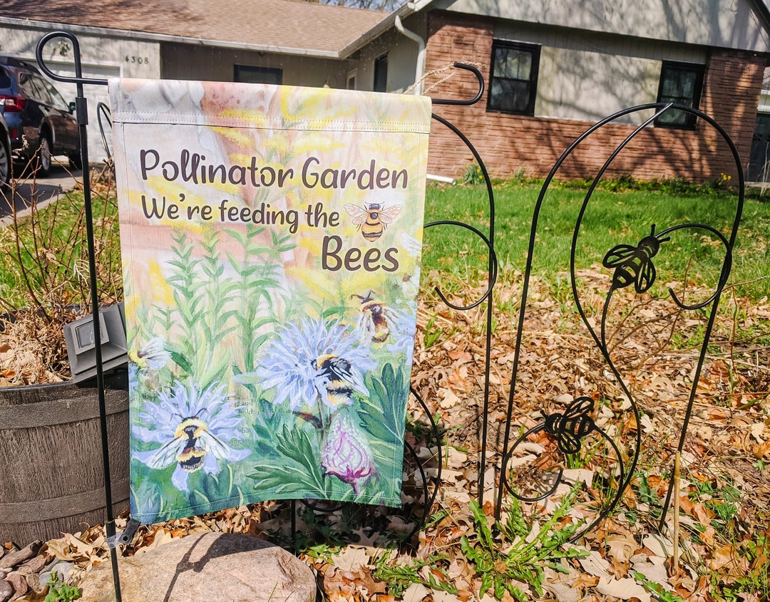 Pollinator Garden Sign-feeding the Bees_ Pardon Our Weeds, Bee and ...