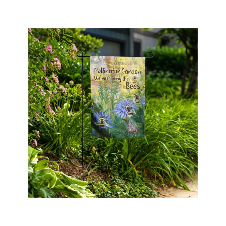 Pollinator Garden Sign-feeding the Bees_ Pardon Our Weeds Bee - Etsy