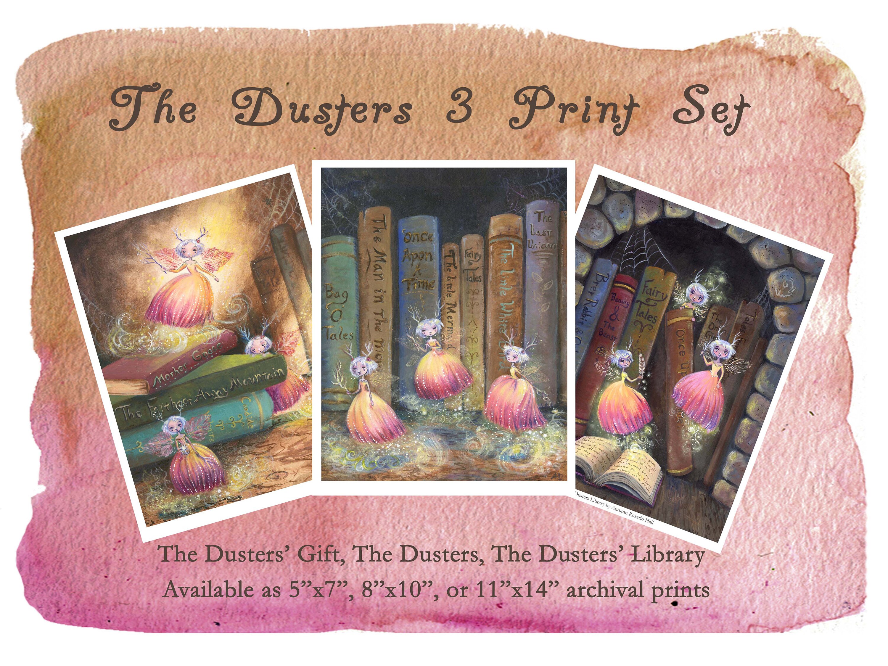 Fairy Library -print- the Dusters' Library - Books and Fairies, Fairy ...
