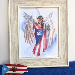 Angel of Puerto Rico, Angel De Puerto Rico, Borinquen - Etsy