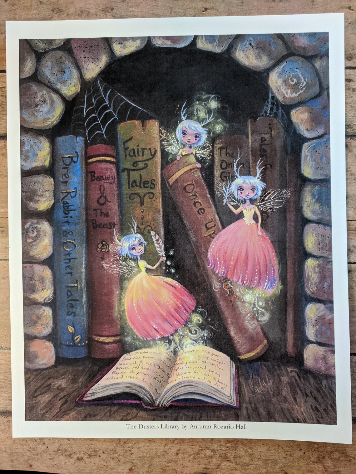 Fairy Library -print- the Dusters' Library - Books and Fairies, Fairy ...