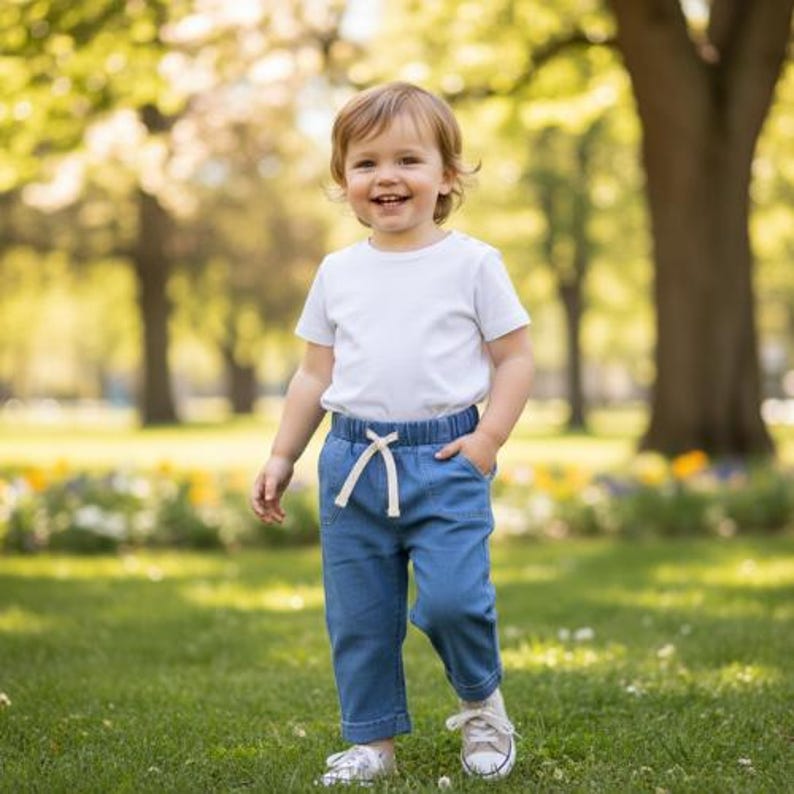 Boys Pants Sewing Pattern PDF for Woven Fabrics – Boys Pants With ...