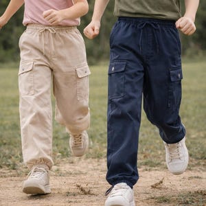 Cargo Pants Pattern for Kids | Easy DIY Elastic Waist Trousers PDF ...