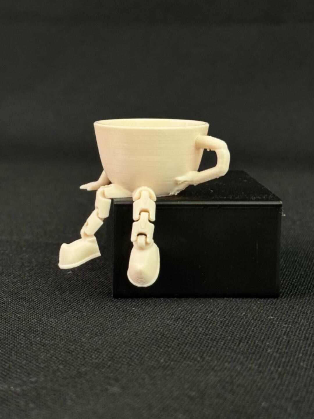 Articulated Flexi Coffee Cup Buddy | Barista Desk Decor Shelf Sitter ...