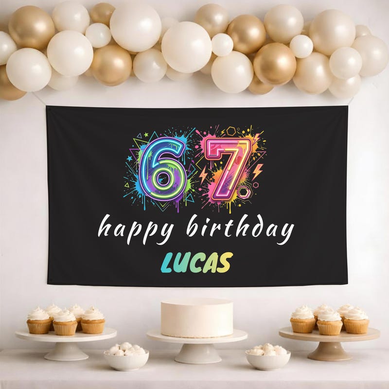 67 Neon Sign - Etsy