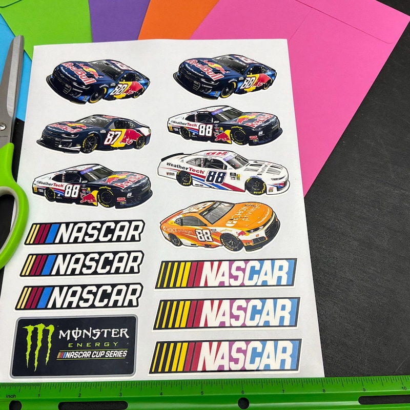 Nascar Stickers - Etsy