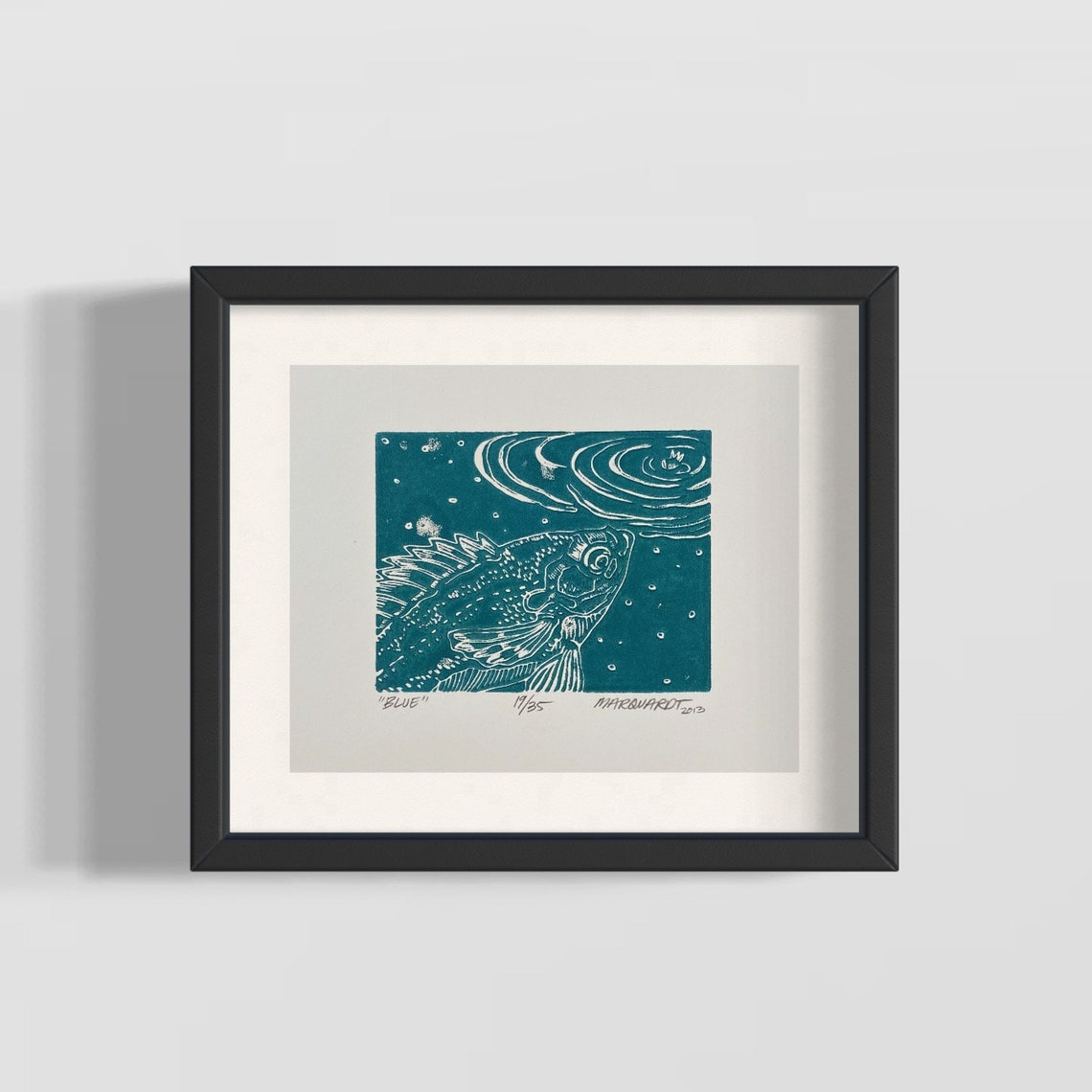 Bluegill Fly Fishing Artwork by Jonathan Marquardt - Etsy