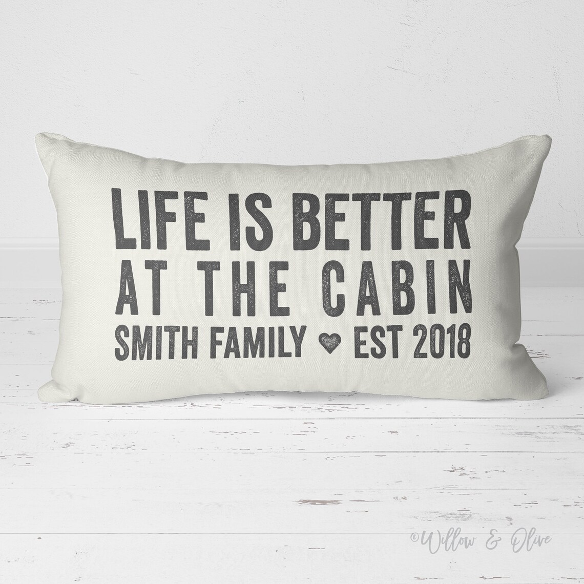 Cabin Decor, Mountain Cabin Decor, Lodge Decor, Cabin Pillow, Establish ...