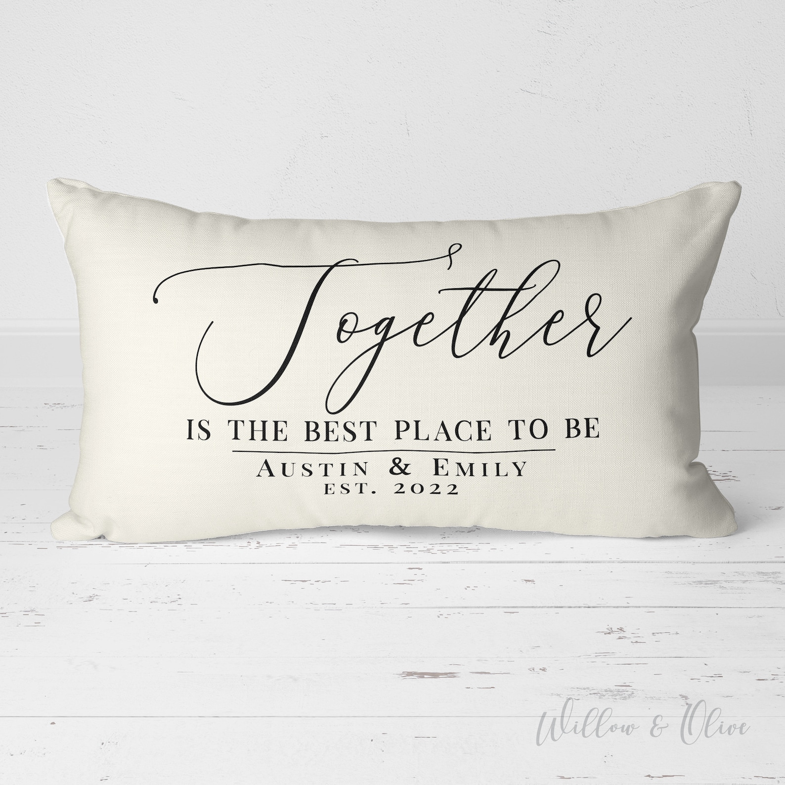 Wedding Pillow, Wedding Gift for Couple Unique, Personalized Pillow ...