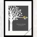 Custom Personalized Wedding Family Tree, Canvas Wedding Tree, New Home ...