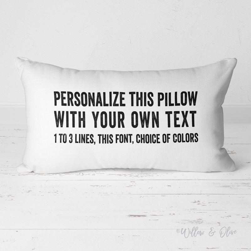 Custom Quote Pillows - Etsy