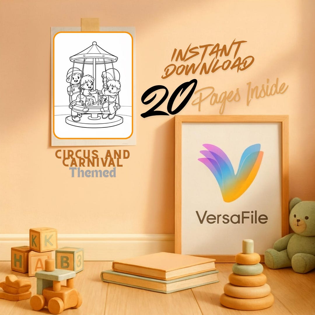 Circus and Carnival Themed Coloring Pages for Kids | Printable Activity ...