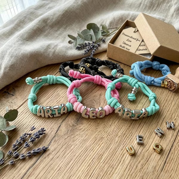 Letter Bracelet Charms - Etsy UK