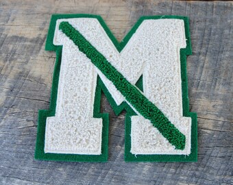 Varsity letter m | Etsy