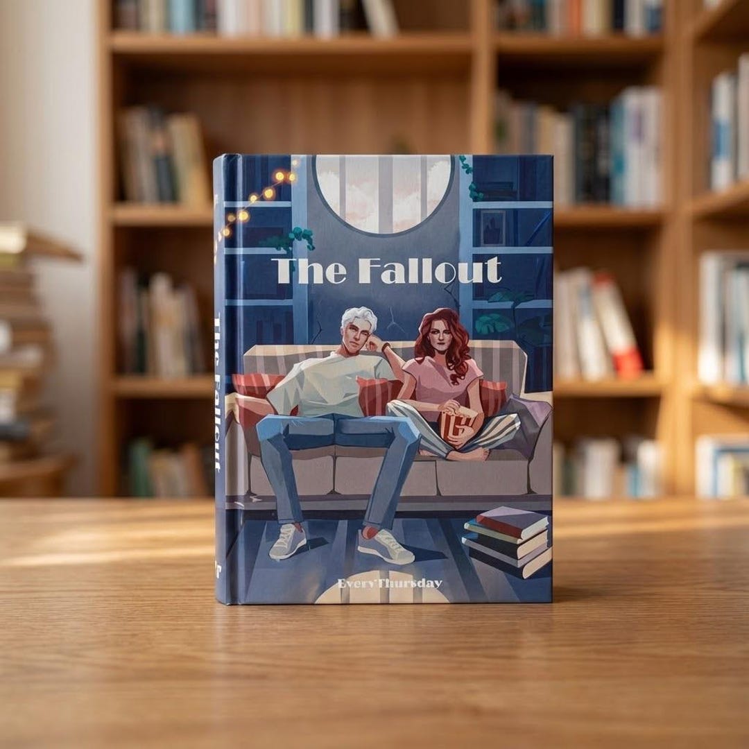 The Fallout Hardcover Book -cozy Post-war Romance Fanfiction Book With ...