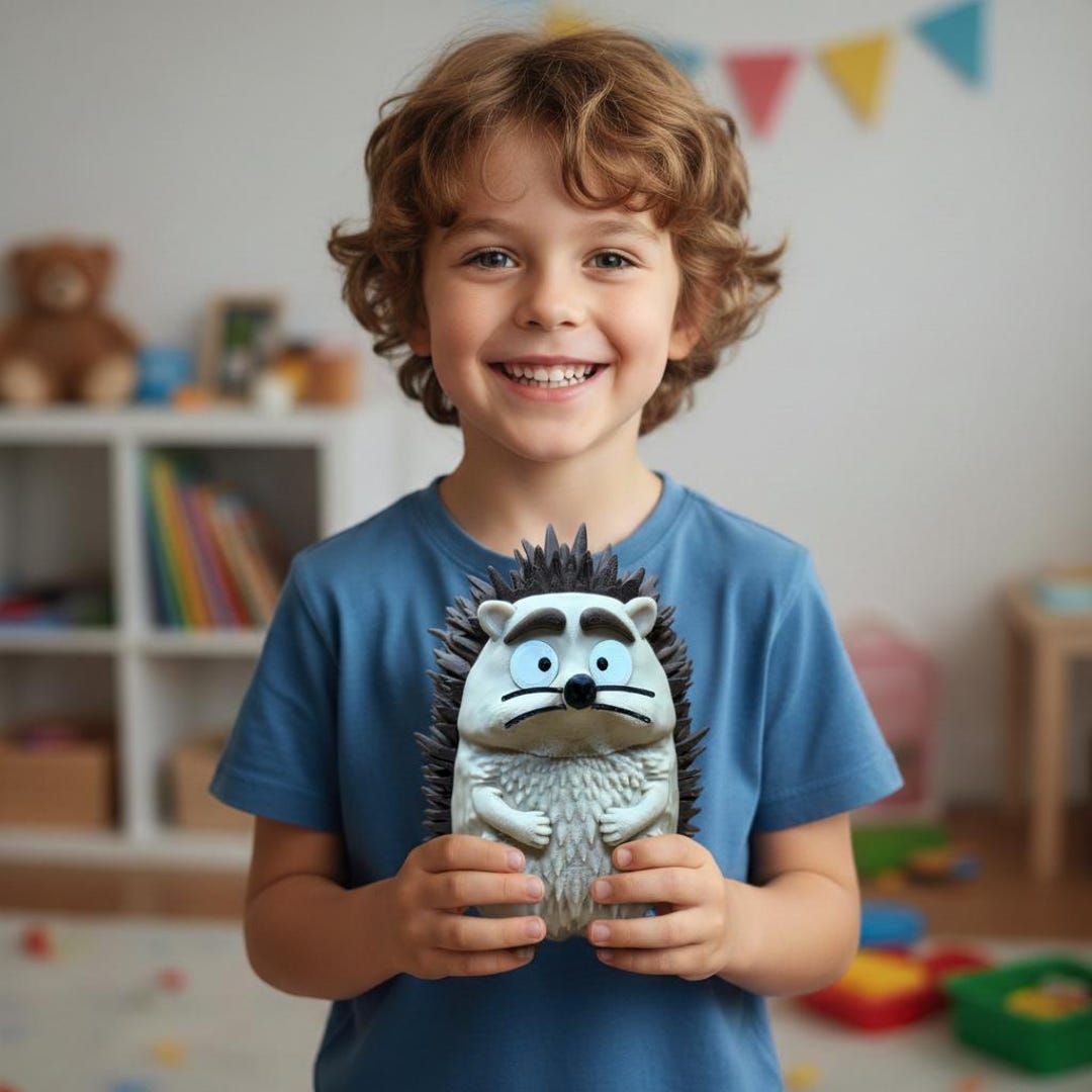 3D Printed Herisson Hedgehog Figurine | Unloved Wolf Inspired Gamer ...