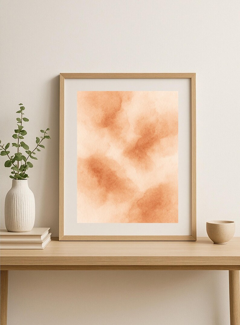 Rustic Beige Watercolor Texture Art | Printable Digital Background - Etsy