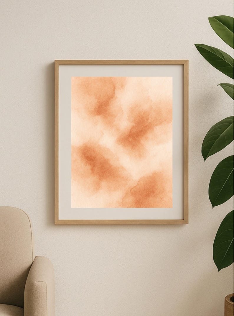 Rustic Beige Watercolor Texture Art | Printable Digital Background - Etsy