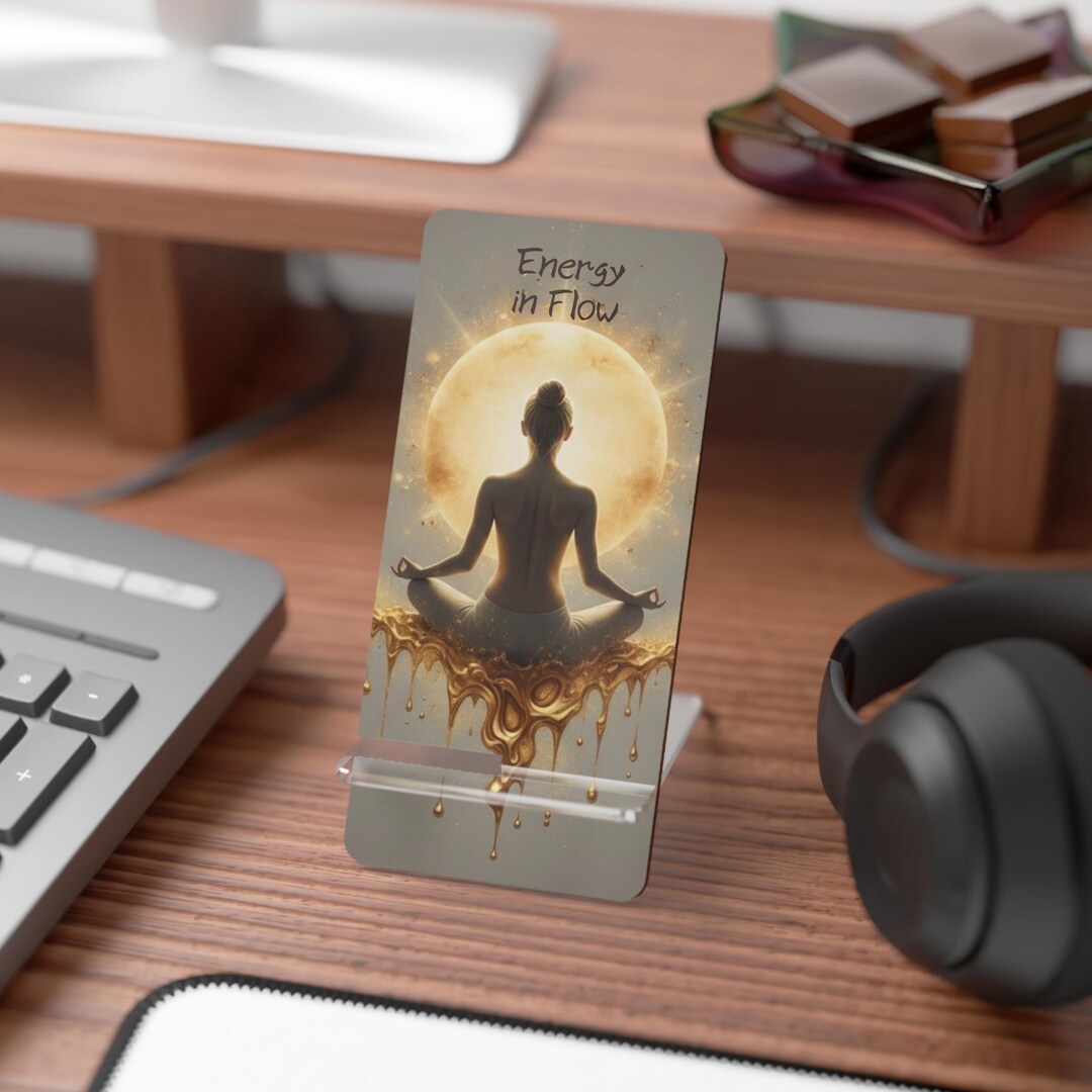 Yoga Pose Phone Stand | Energy in Flow Mobile Display - Etsy