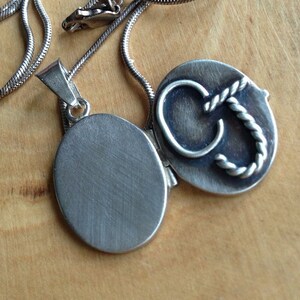 Personalized Sterling Silver Picture Locket Necklace Custom - Etsy