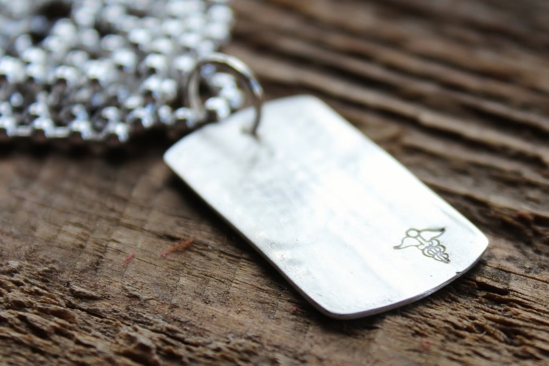 Personalized Medical Alert Necklace Fine Silver for Men and Women - Etsy