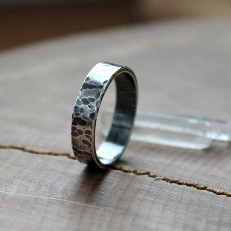 Rustic Mens Ring - Etsy